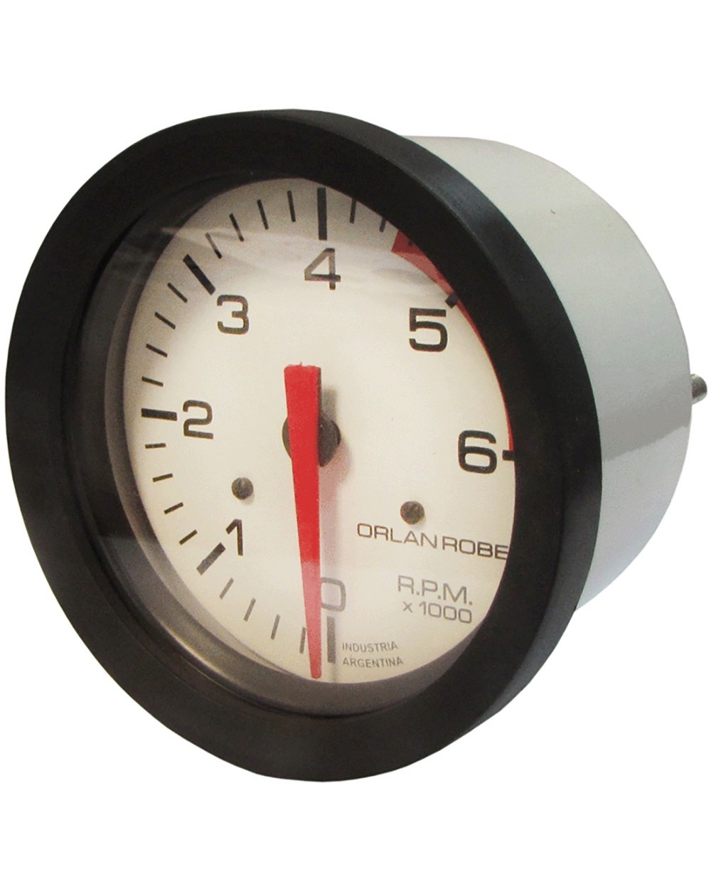 Tacometro Diesel Blanco 12 - 24V 80Mm 6.000 Rpm