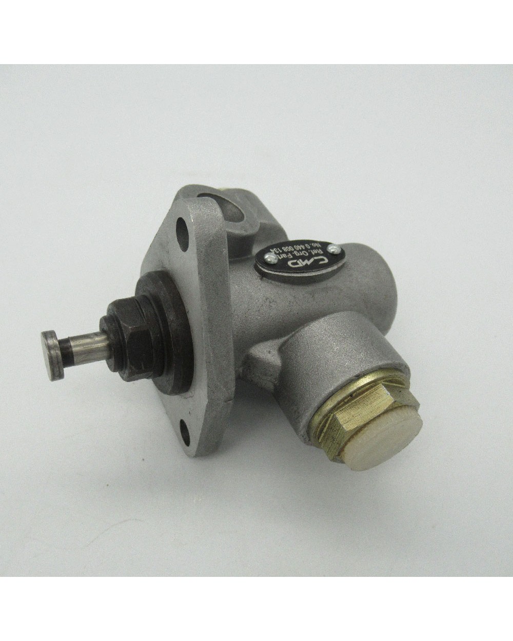 Bomba de combustible con cuerpo de aluminio sin prefiltro, con perno.